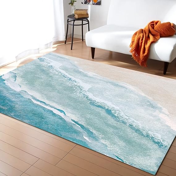 Amazon.com: Summer Beach Area Rugs for Living Room/Bedrooom, 5'x8' Area ...