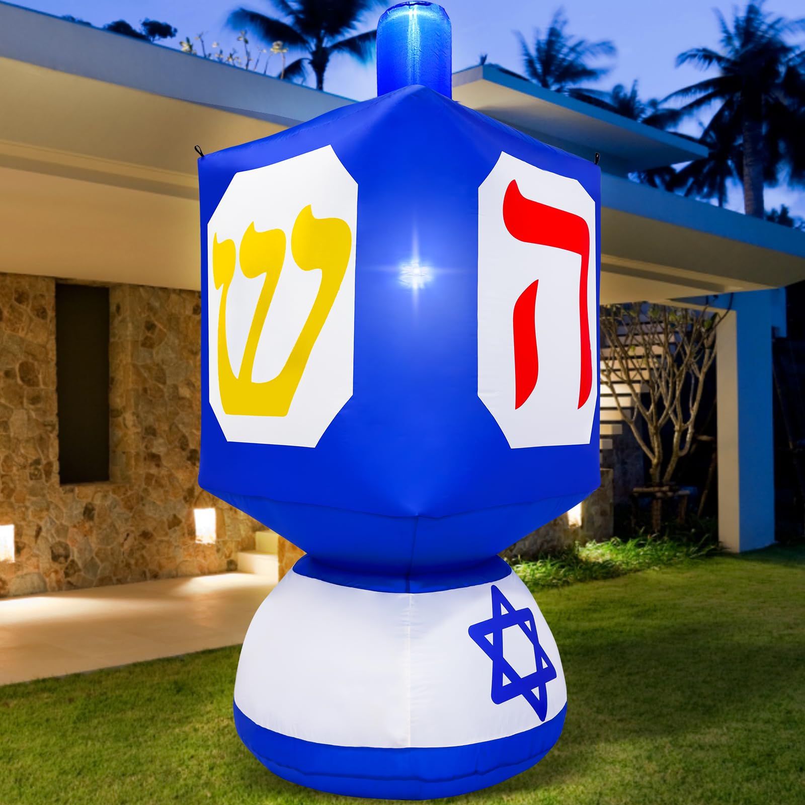 Amazon.com: MICOCAH 6 FT Hanukkah Inflatables Outdoor Decorations ...