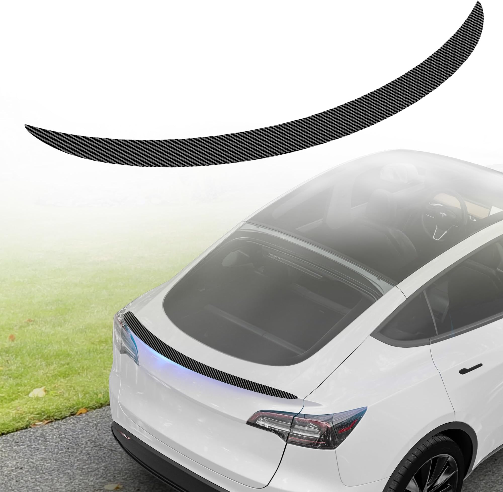 Amazon.com: OEDRO Upgraded Spoiler Rear Wing for 2017-2024 Tesla Model ...