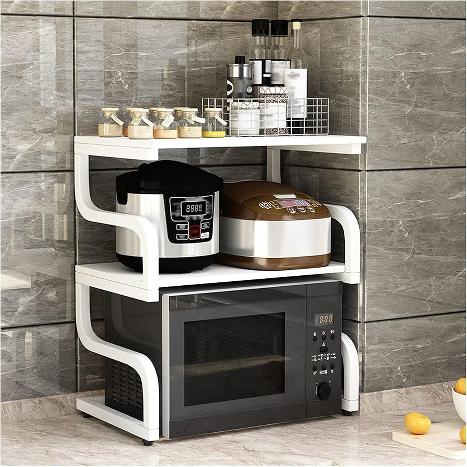 Amazon.com: Microwave oven rack Microwave Oven Rack Kitchen Rack ...