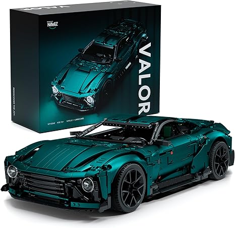 Amazon.com: Nifeliz Valor Sports Car Building Set, Scale Model Car Gift ...