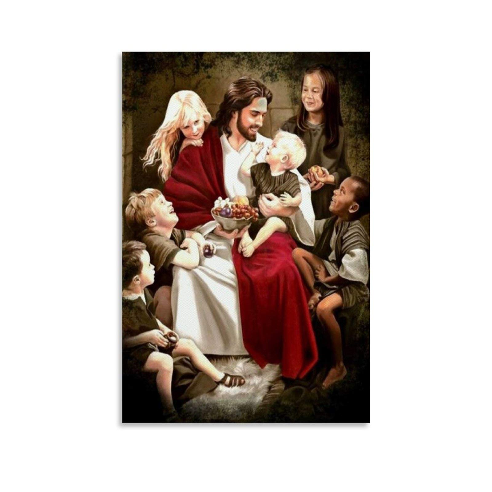Jesus Smiling With Children
