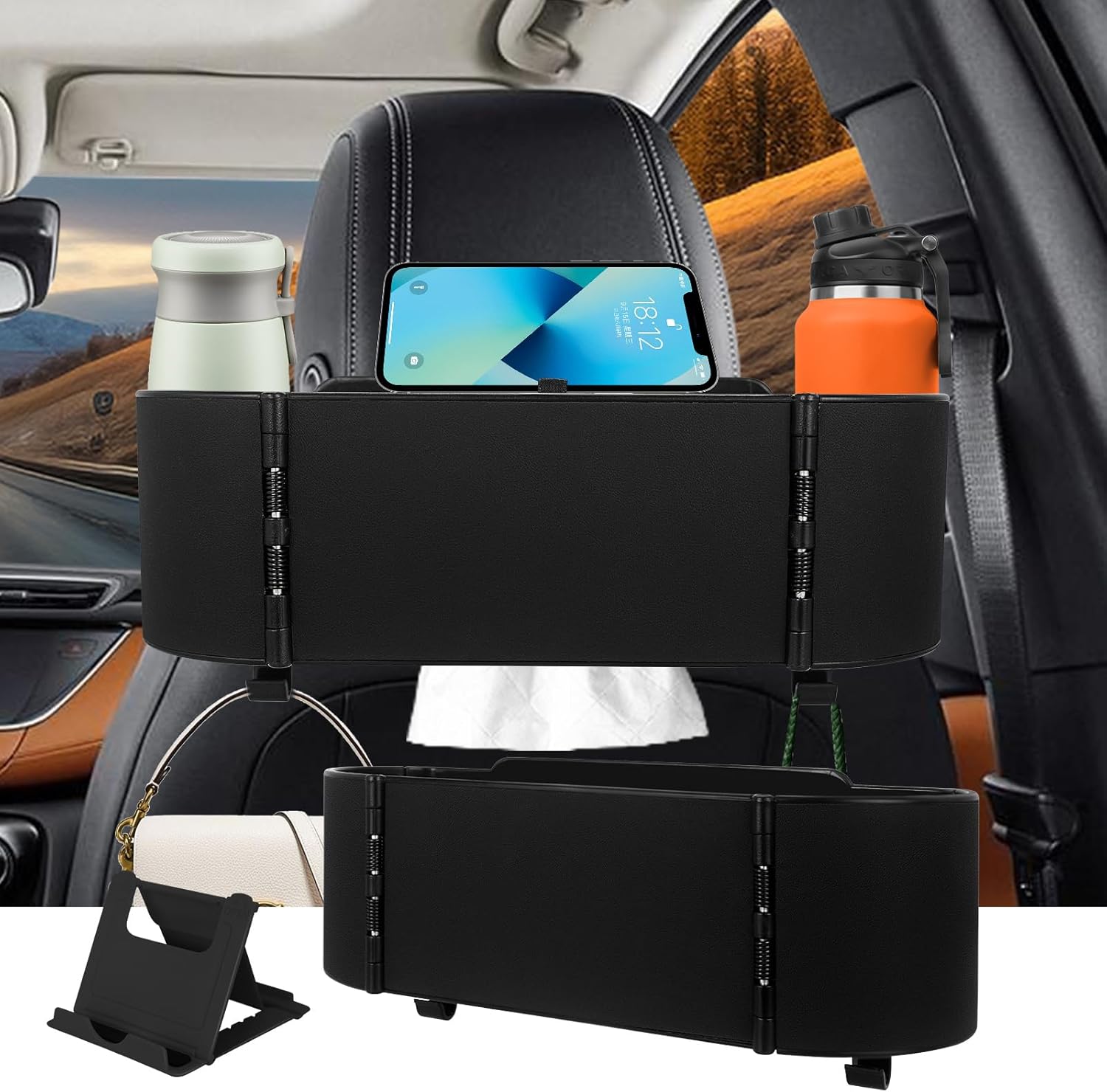 Amazon.com: yuuaao Back Seat Car Organizer,Car Seat Organizer With ...