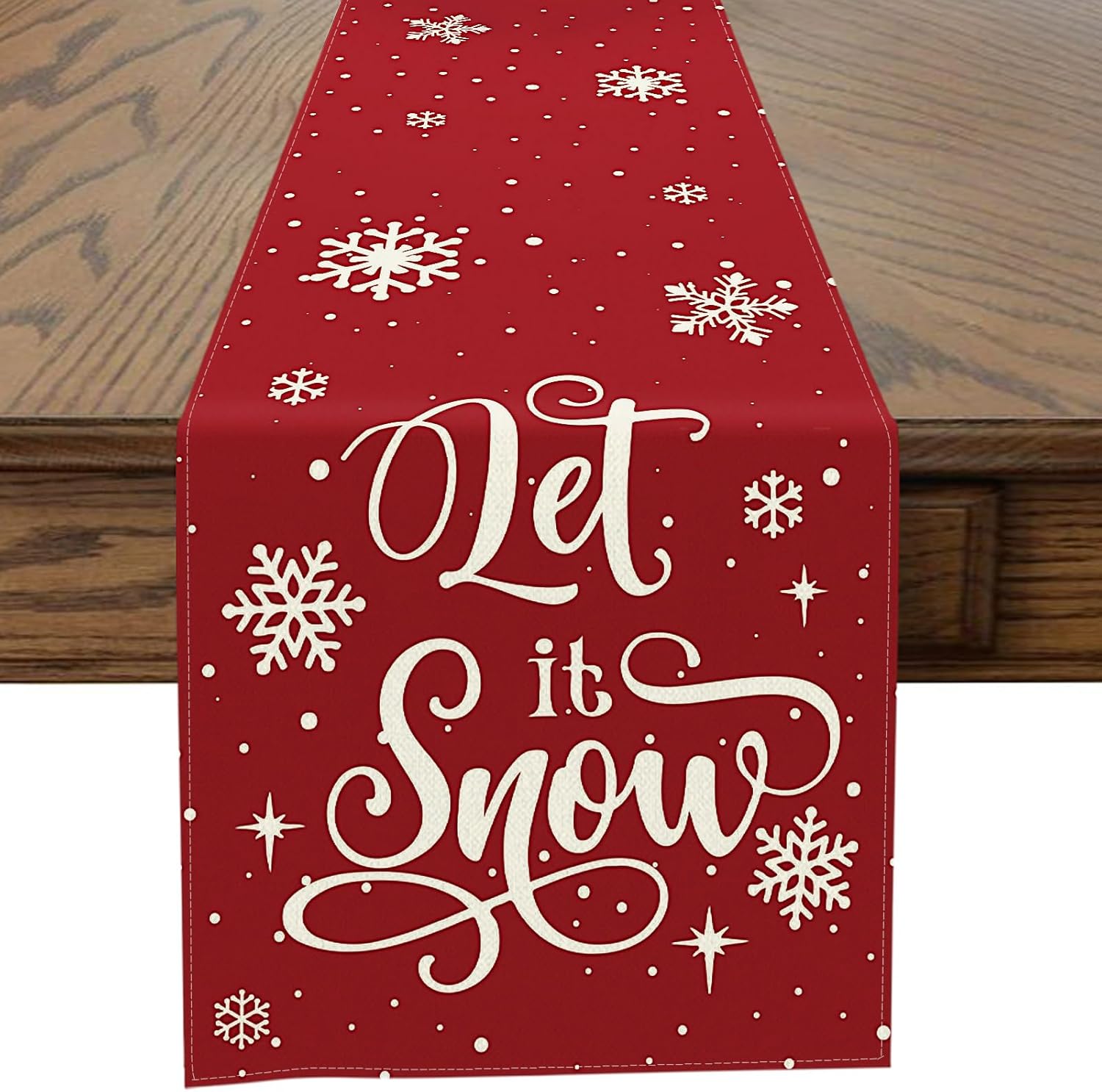 Amazon.com: Ohok Christmas Decor Table Runner for Kitchen Dining Table ...