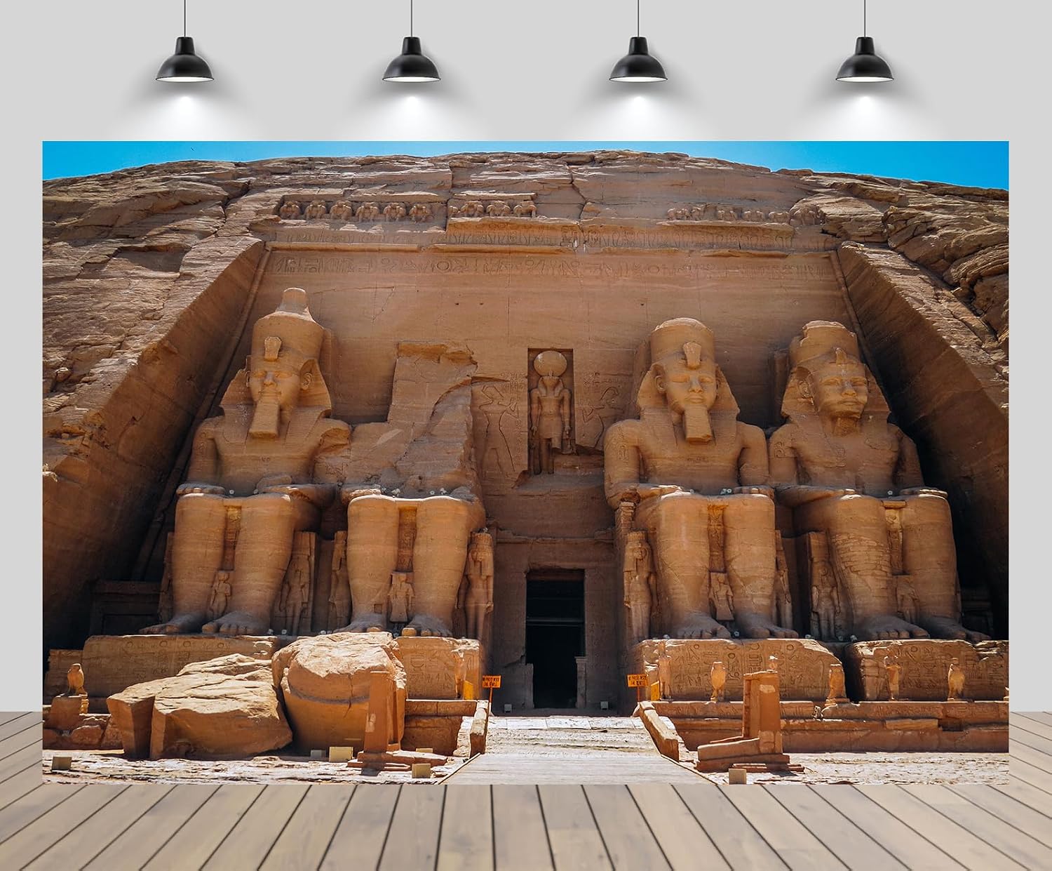 Amazon.com : chnywork 7x5ft Egypt Backdrop Ancient Egyptian Facade of ...