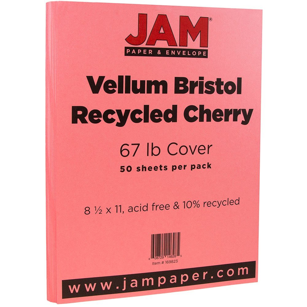 Snapklik.com : JAM PAPER Vellum Bristol 65lb Cardstock