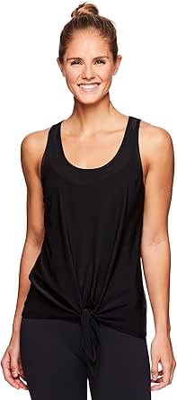 Amazon.com: Gaiam Women's Mesh Yoga Tank Top - Lightweight Performance ...