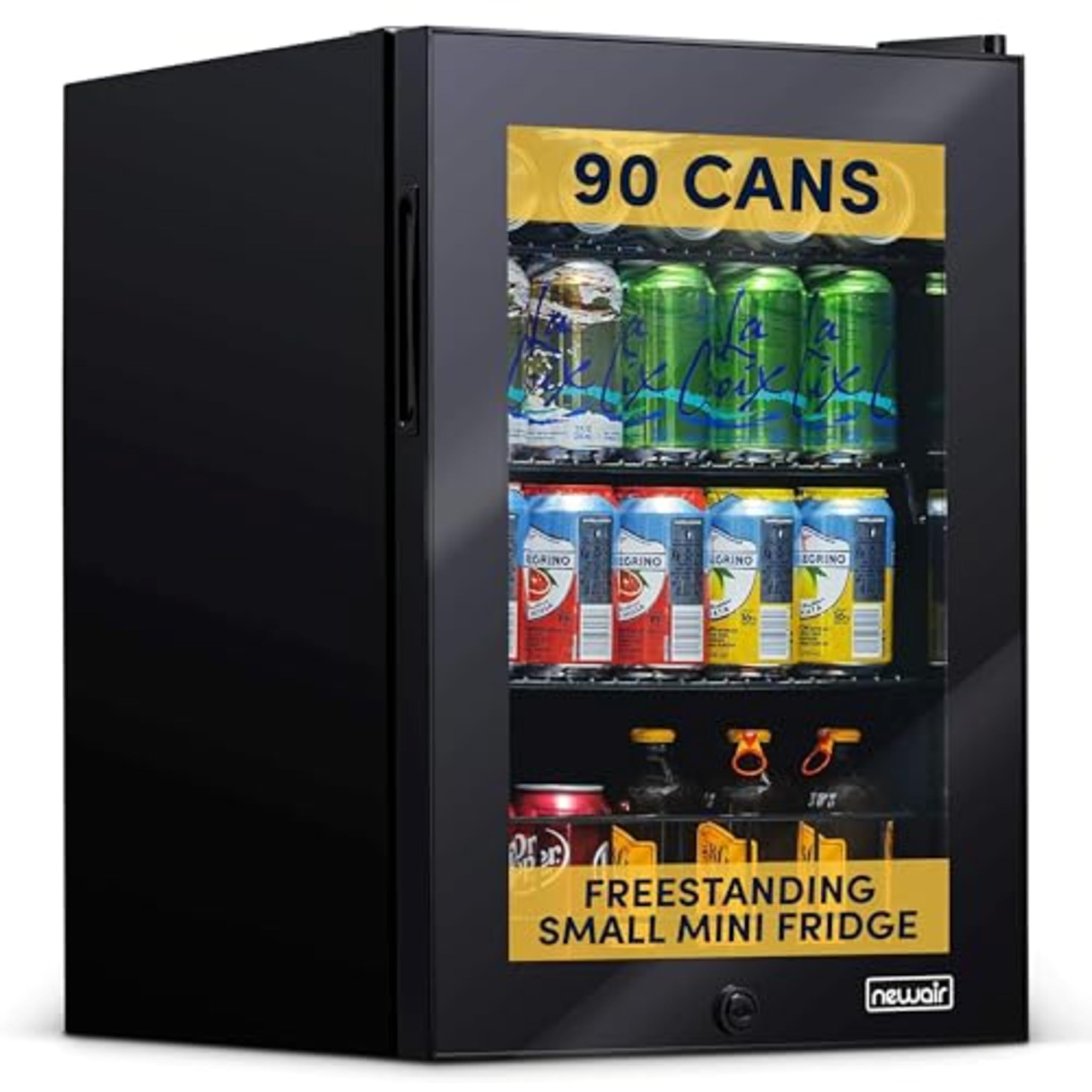 Snapklik.com : NewAir 90 Can Beverage Refrigerator Freestanding Small ...