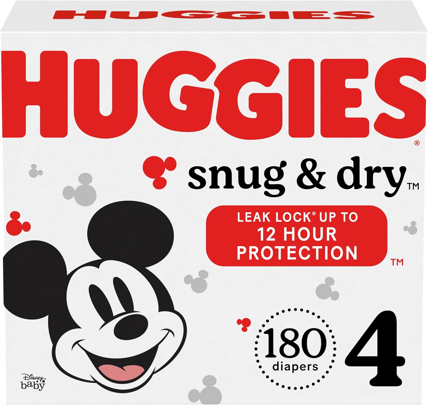 Amazon.com: Huggies Size 4 Diapers, Snug & Dry Baby Diapers, Size 4 (22 ...