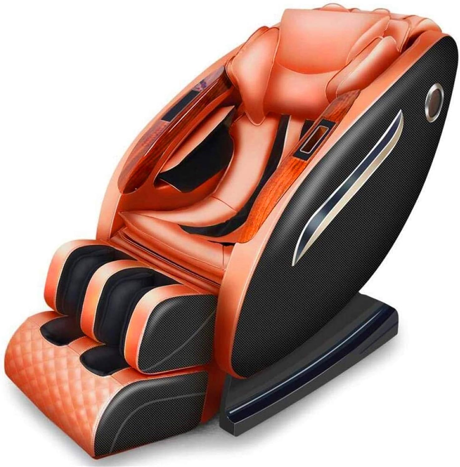 MOLVUS Automatic Vibrate Back Massager, Brown, Contemporary Style ...