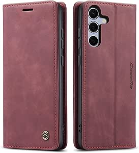 Amazon.com: FCOZCKLOM Compatible with Samsung Galaxy S25 5G Case with Card Holder, Kickstand ...