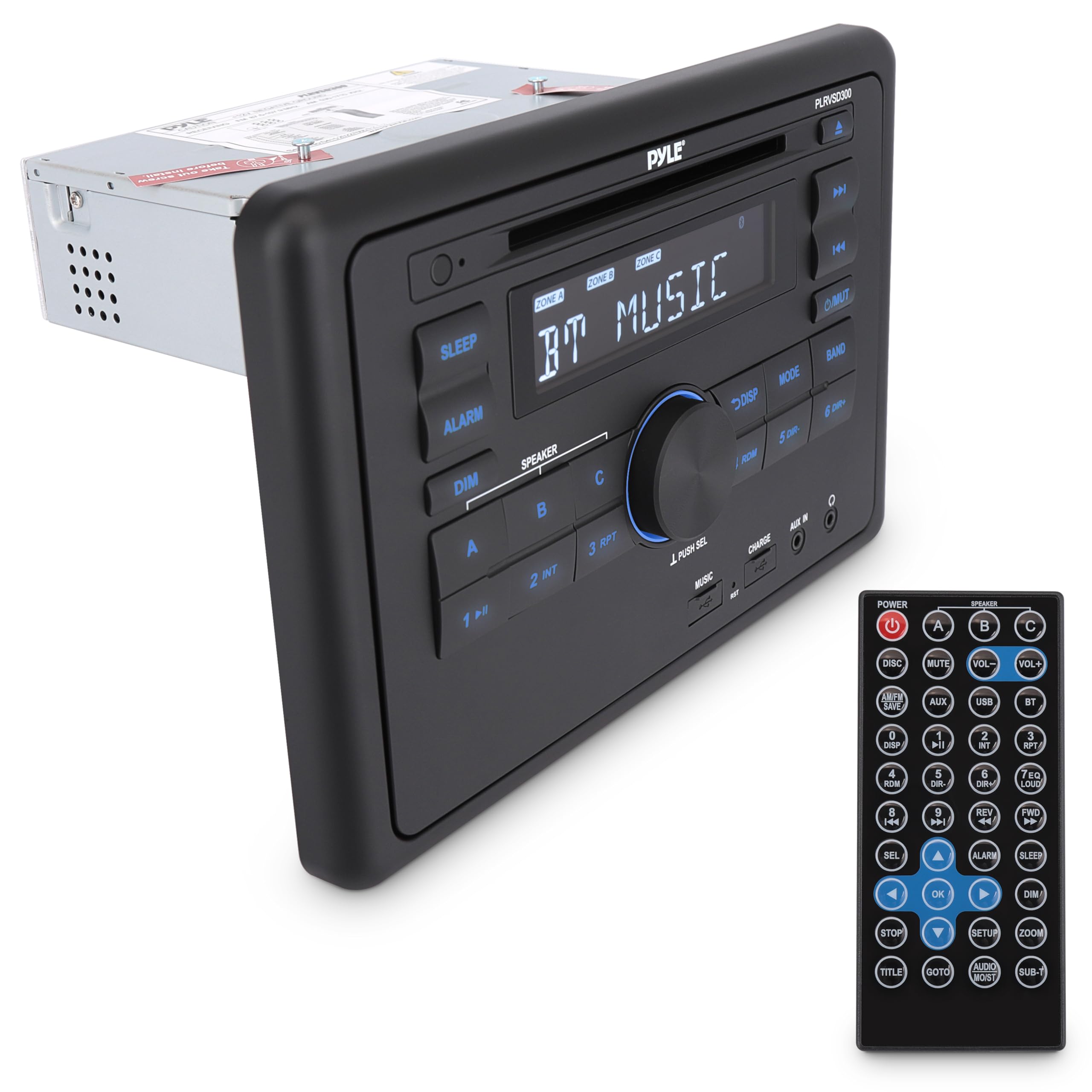 Amazon.com: Pyle Digital Mobile Receiver System with Bluetooth, 200 ...
