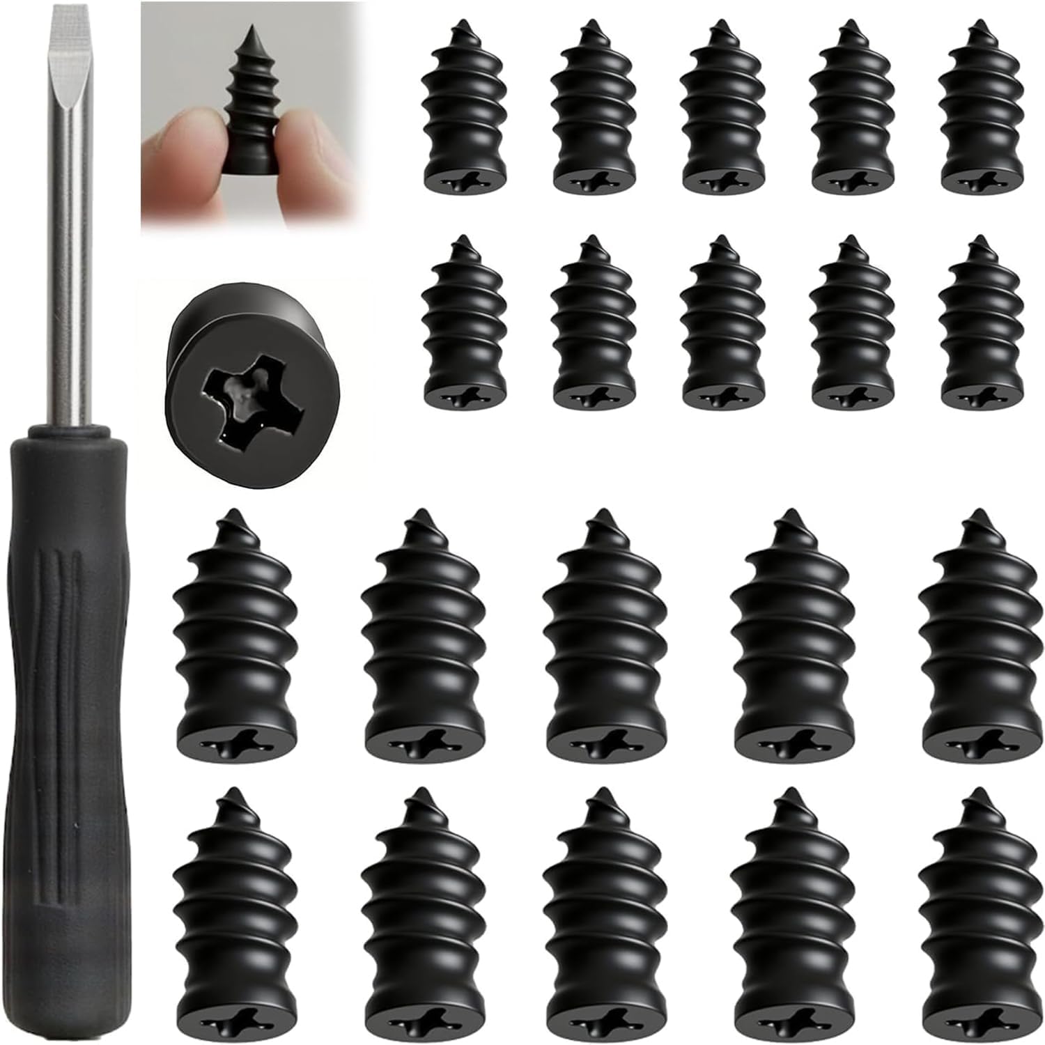 Amazon.com: Tire Repair Nails Kit with 2 Sizes, 2026 Upgrade Vacuum ...