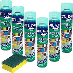 Window Glass Cleaner Foam 500ml Pack Of 6 For Home, Office Or Car ...