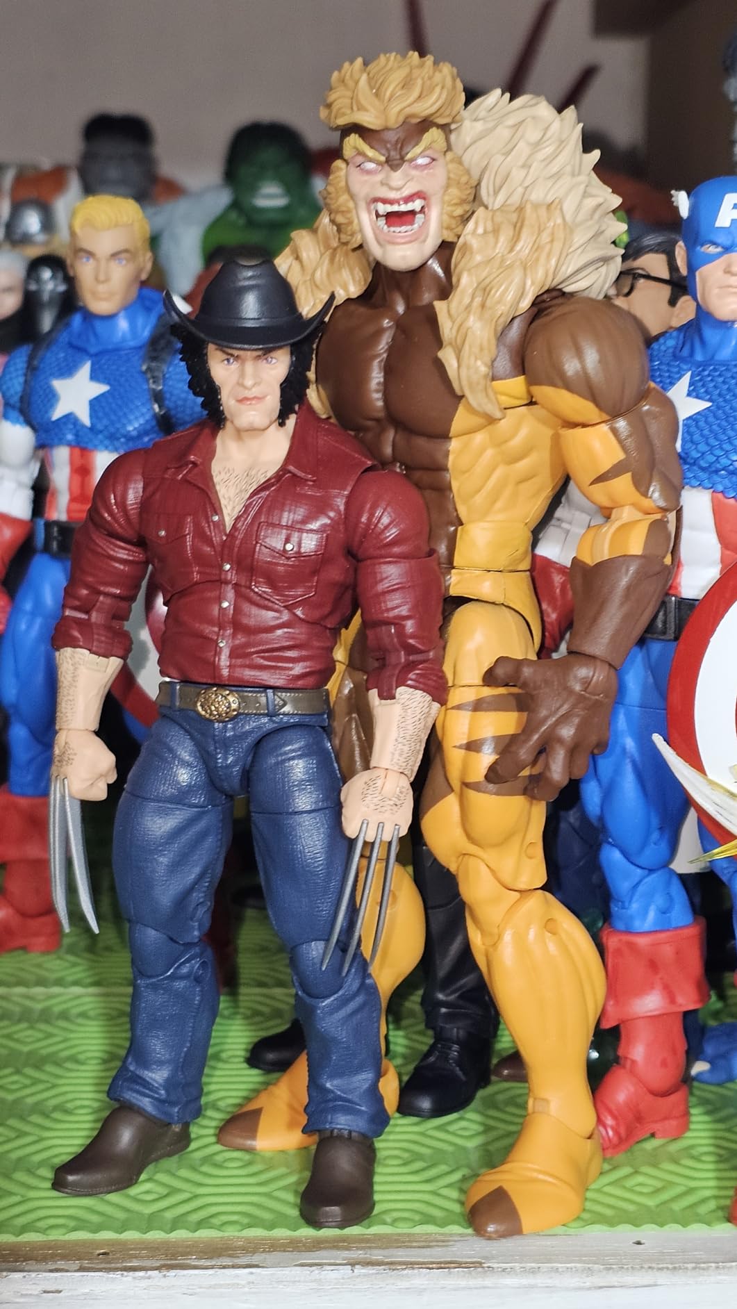 Marvel Legends Series Logan vs Sabretooth, Wolverine 50th Anniversary ...