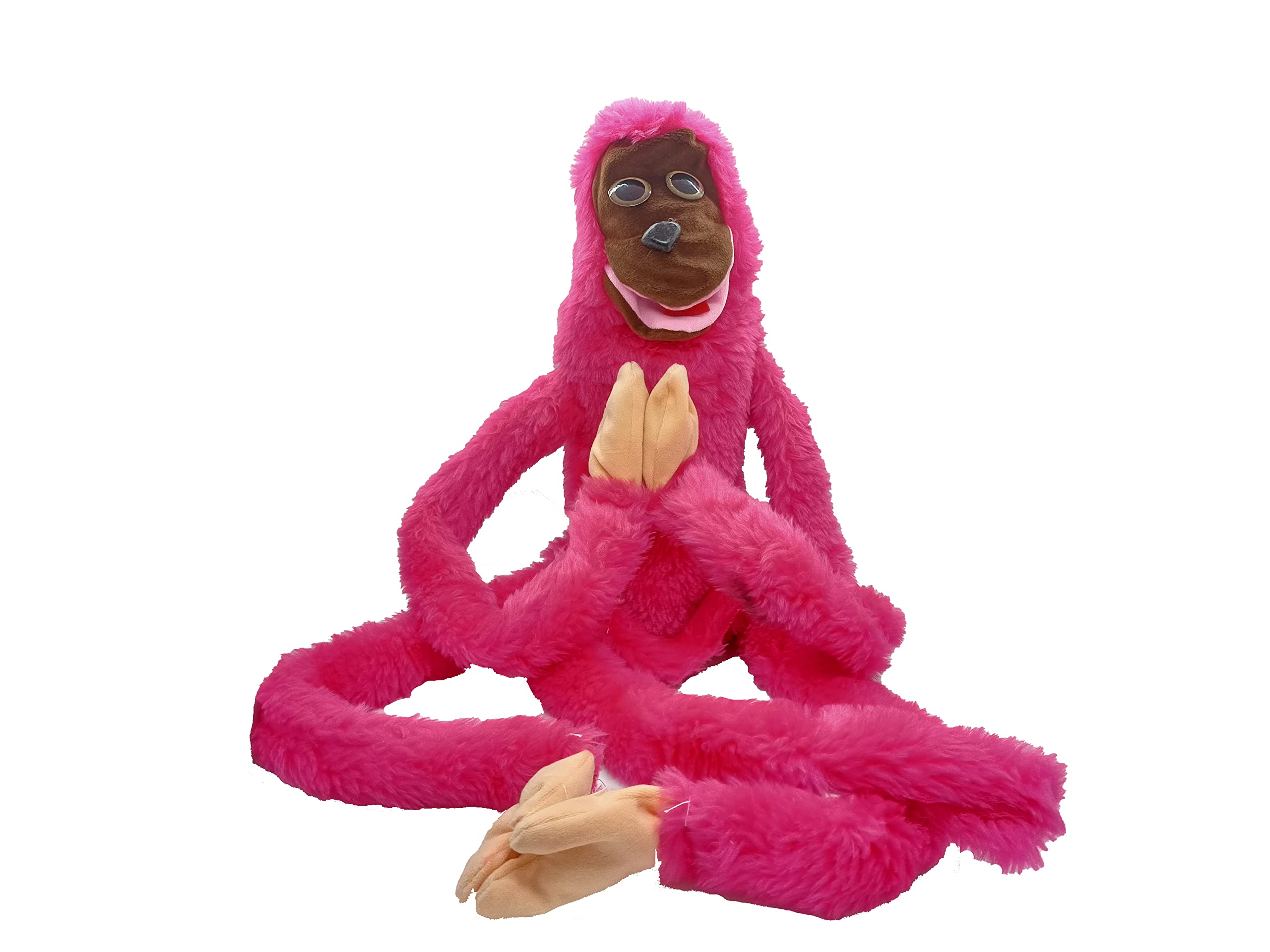 Buy A Sarkar Magic Shop Ventriloquism Monkey Puppet (Pink ...