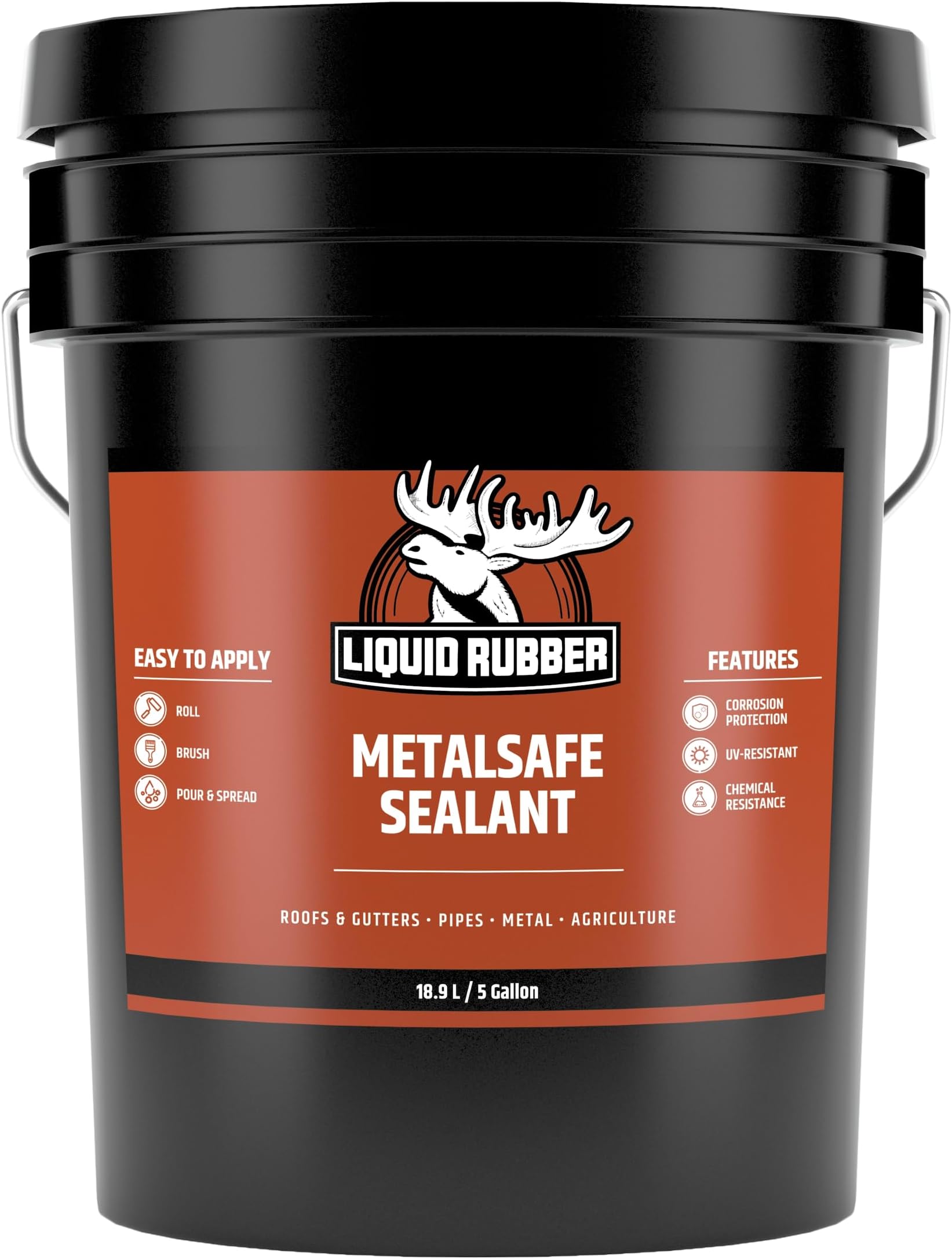 Liquid Rubber MetalSafe Sealant - Metal Roof Waterproof Membrane ...