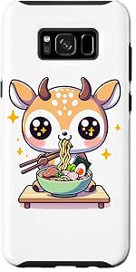 Amazon.com: Galaxy S8+ Cute Japanese Kawaii Chibi Gazelle Eating Ramen ...