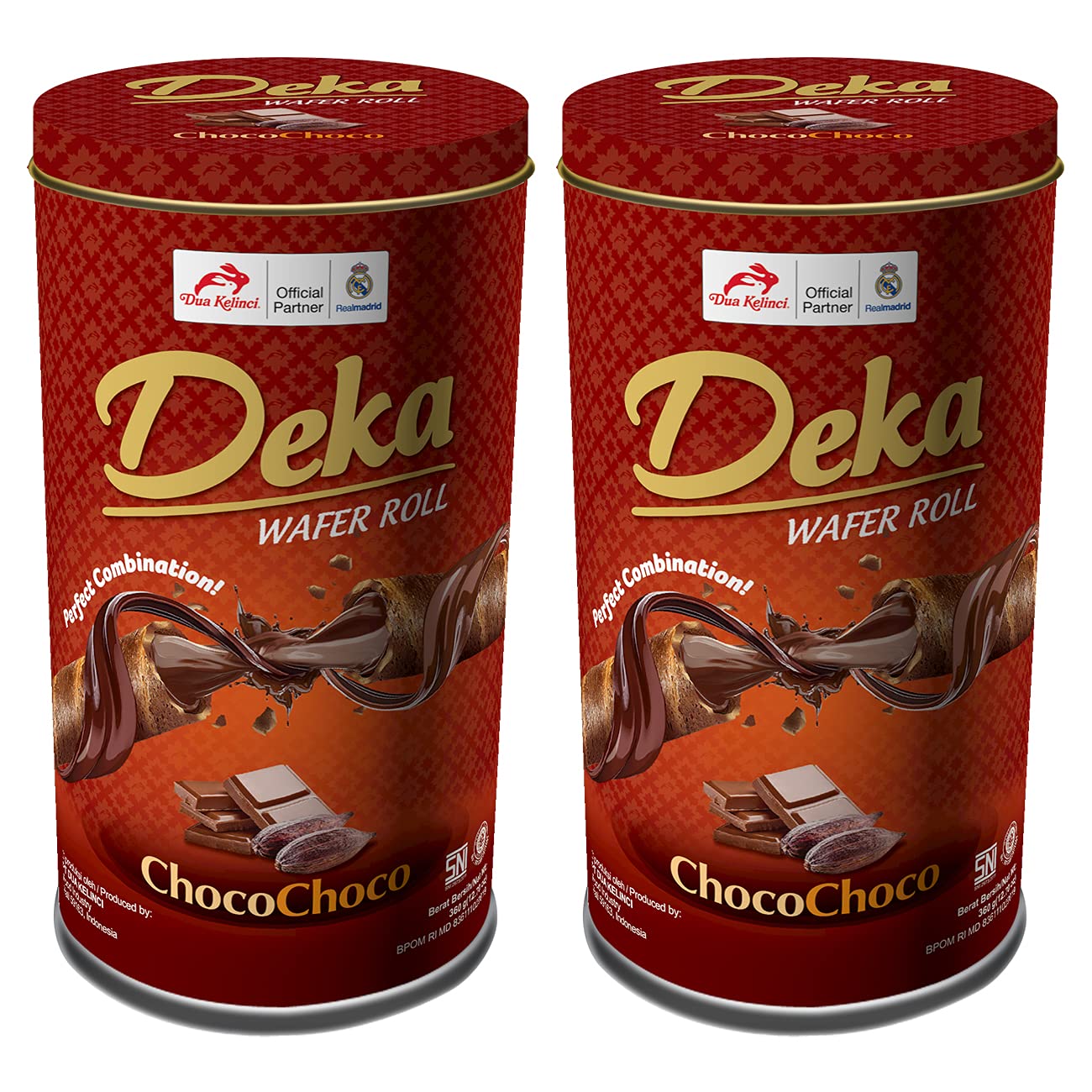 Amazon.com: Deka Wafer Roll - 2 x 360 g (Chocolate) : Grocery & Gourmet ...