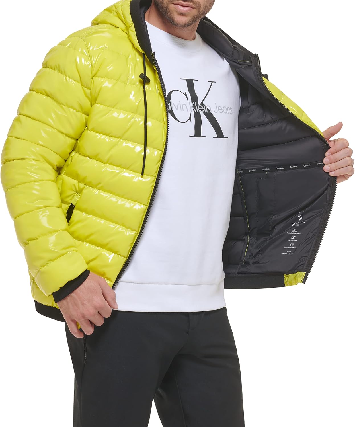 Calvin Klein Men's Snap Front Puffer Jacket