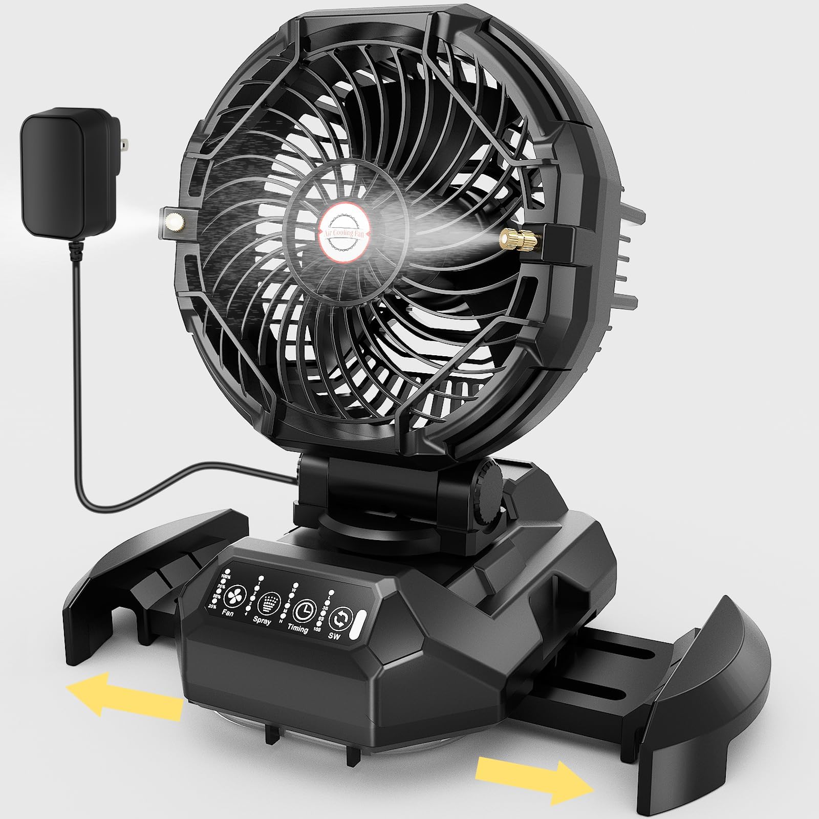 Amazon.com: CRAFTSMAN V20 Cordless Personal Fan, Misting Fan, Settings ...