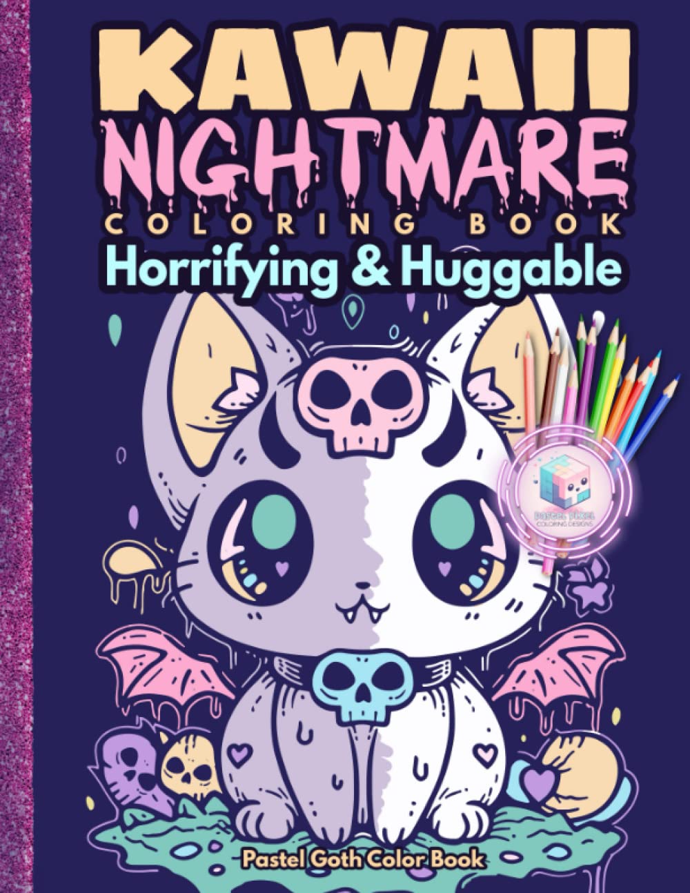 Amazon.com: Kawaii Nightmare Coloring Book: Pastel Goth Color Book ...