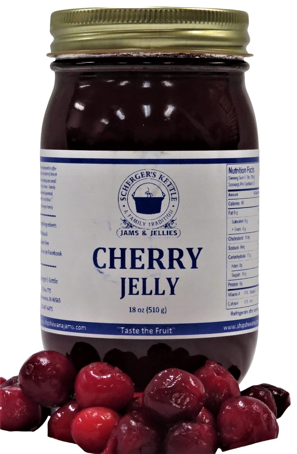 Amazon.com: Cherry Jelly, 18 oz : Grocery & Gourmet Food