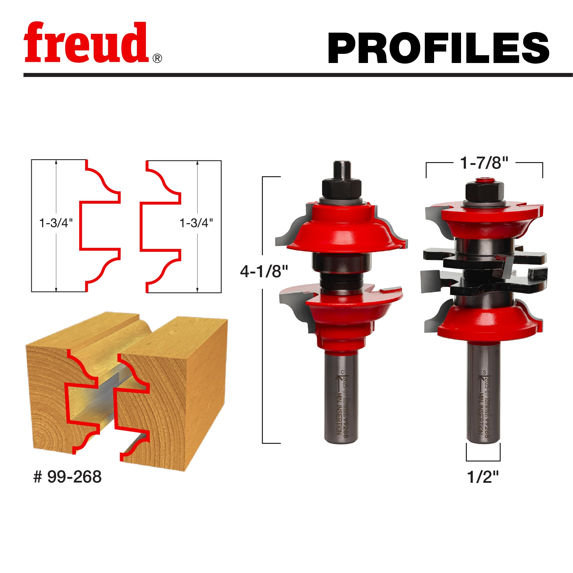 Snapklik.com : Freud 99-268: 1-7/8" (dia.) Entry & Interior Door Router ...