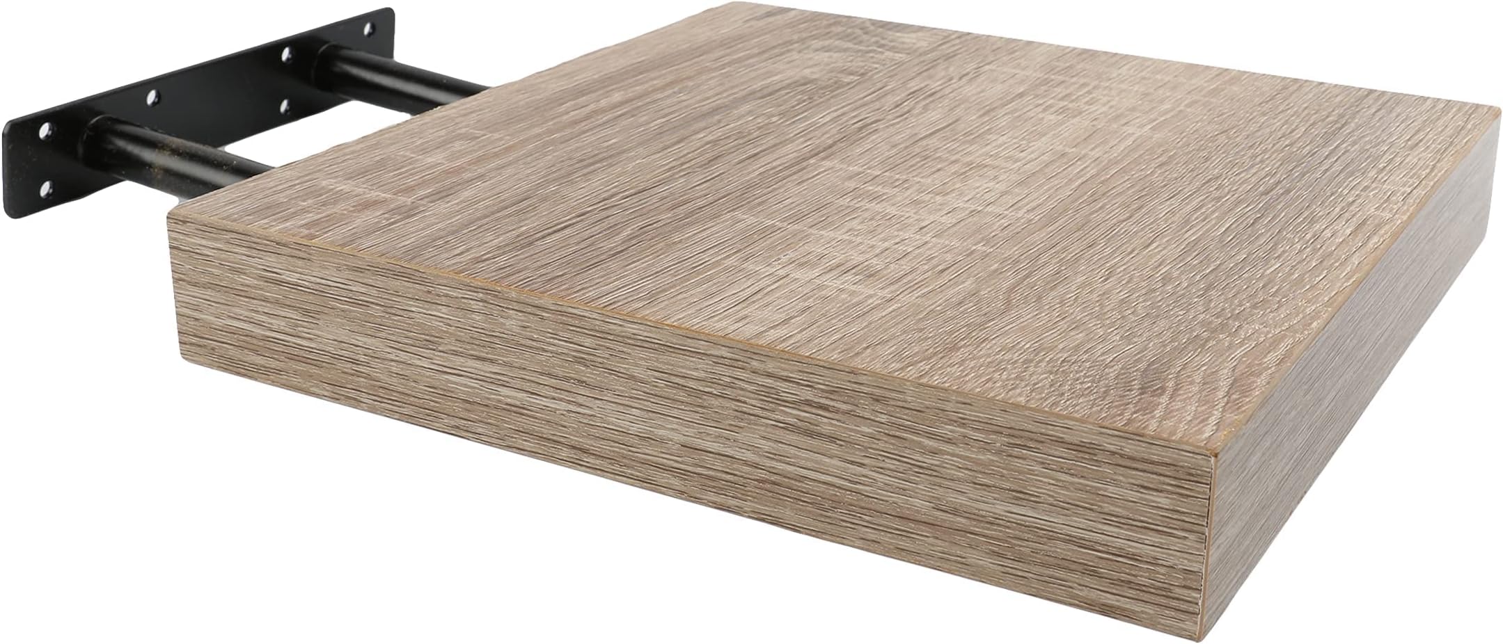 Five - Étagère d'angle Murale Flottante Effet chêne Naturel 25 x 25 cm ...