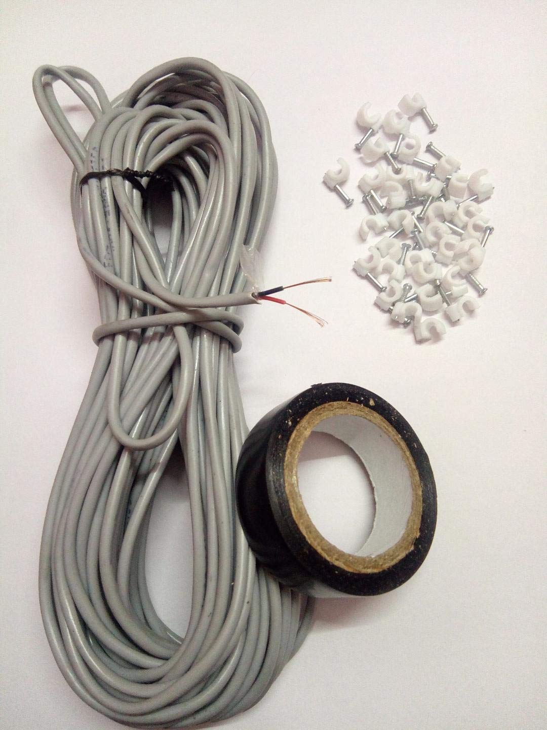 Buy 2 Core Copper Wire with Sleeve for Water Overflow Alarm (10 Meters ...