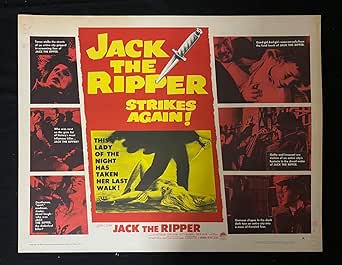 Amazon.com: MOVIE POSTER: Jack The Ripper Original Half Sheet Poster ...