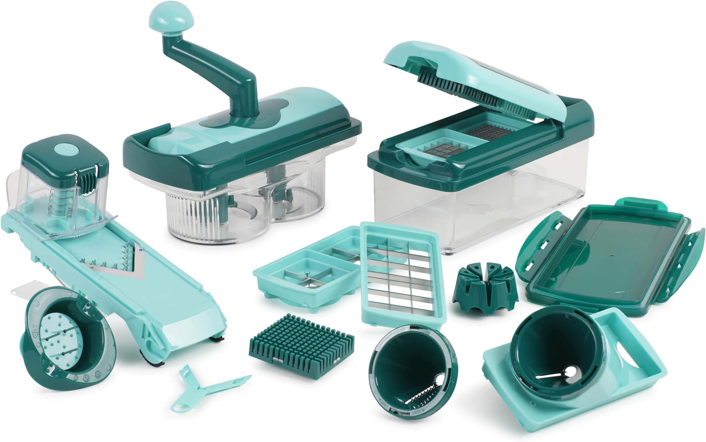 Amazon.de: Genius Nicer Dicer Julietti Spiralschneider 17-tlg - Zoodle ...