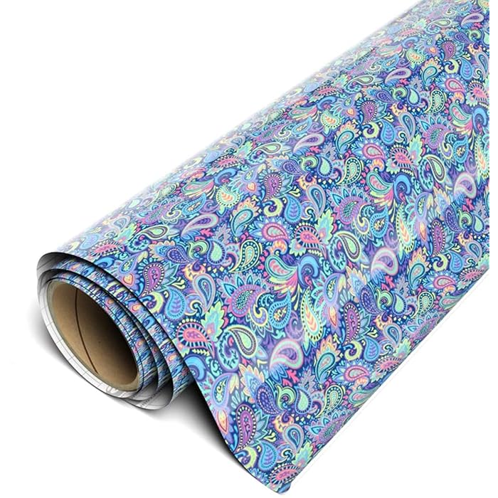 Buy Siser EasyPatterns HTV 12" x 5ft Roll - Iron on Heat Transfer Vinyl ...