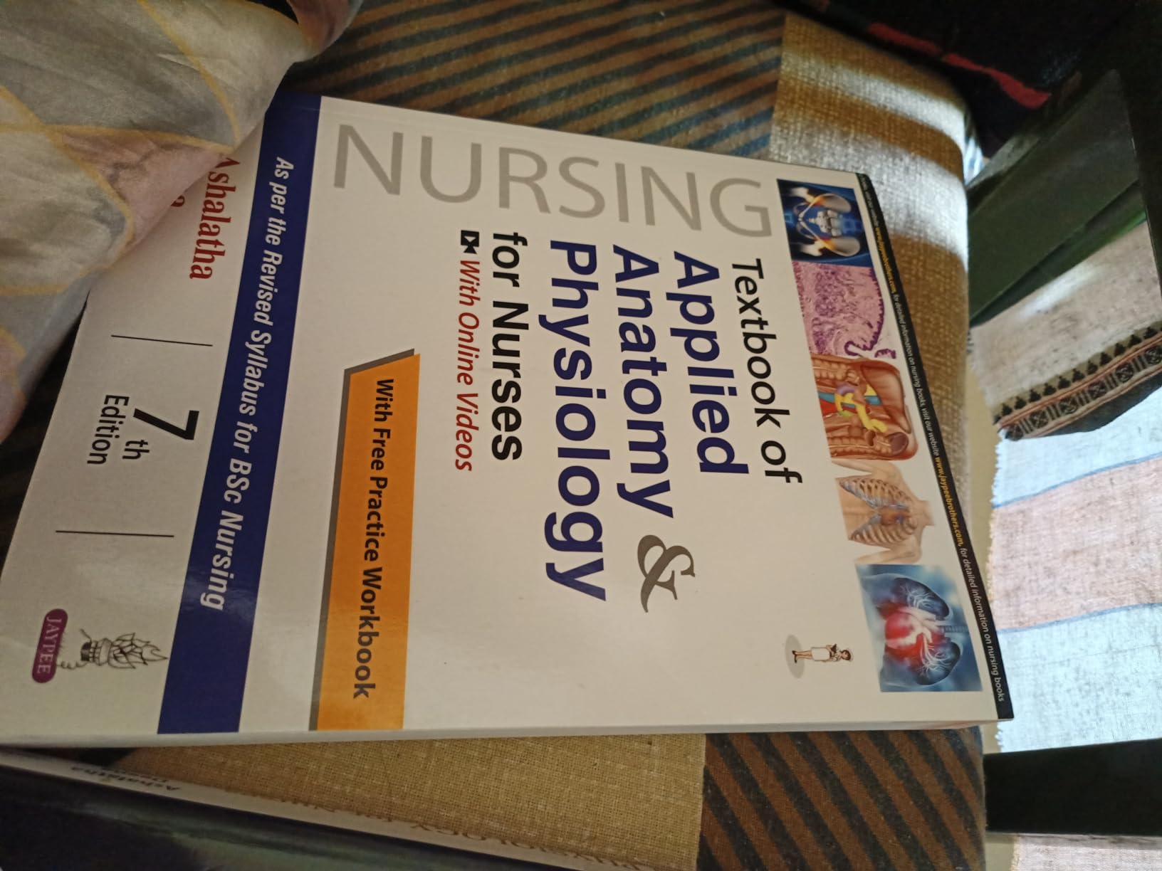 Buy TEXTBOOK OF APPLIED ANATOMY & PHYSIOLOGY FOR NURSES WITH FREE PRACTICE WORKBOOK Book Online ...
