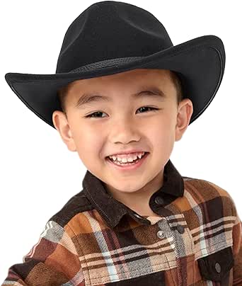 Amazon.com: Western Cowboy Cowgirl Hat for Kids - Classic Boys Girls ...