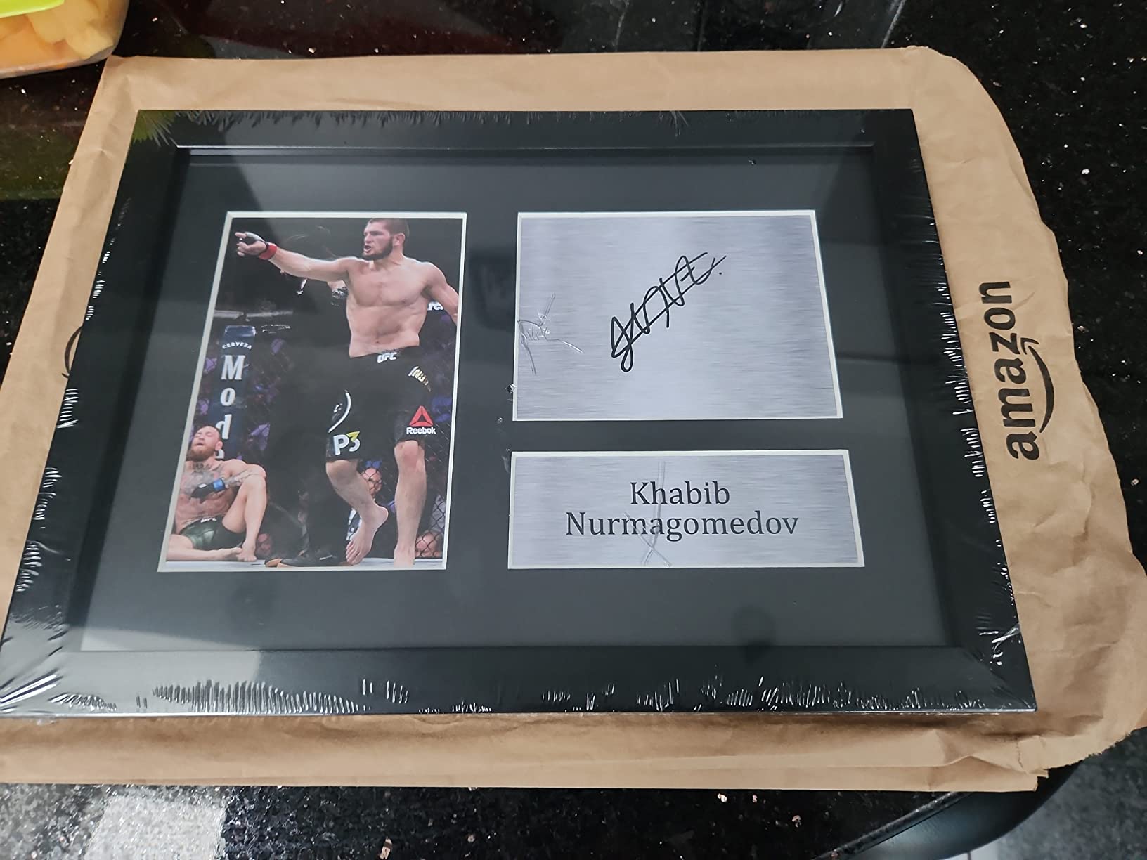 HWC Trading Khabib Nurmagomedov MMA Gifts Printed Signed Autograph ...