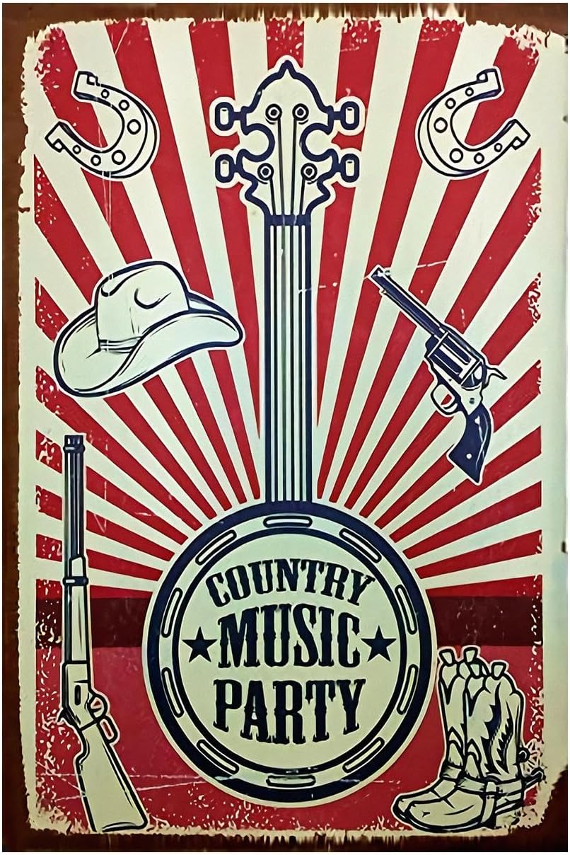 Amazon.com: Xanovir Music Tin Signs, Rock Bands Metal Sign, Country ...