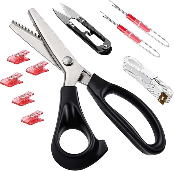Amazon.co.uk: Pinking Shears - Pinking Shears / Sewing Tools: Home ...