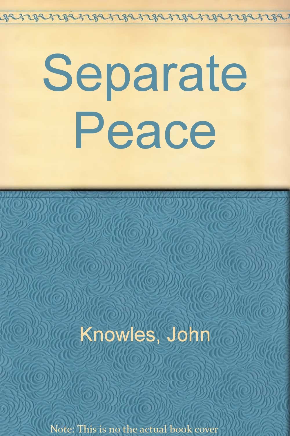 SEPARATE PEACE: John Knowles: 9780025648500: Amazon.com: Books