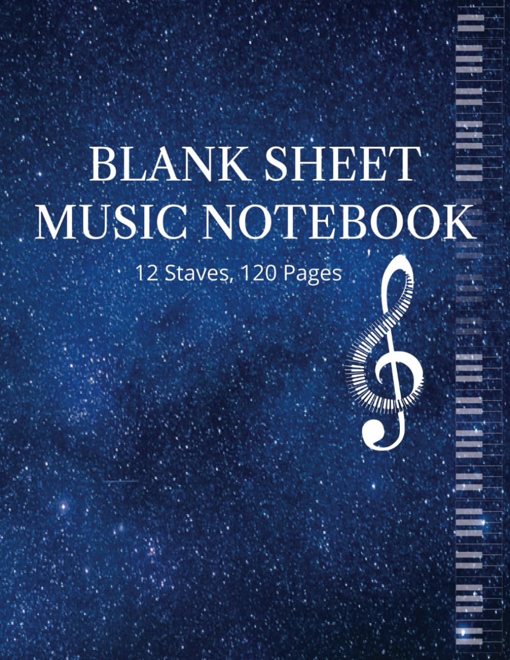 Amazon.com: Blank Sheet Music Notebook: manuscript paper notebook ...