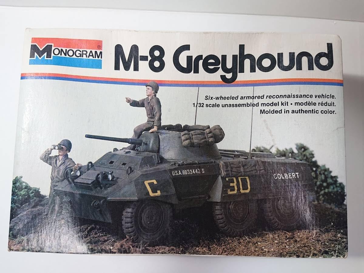 Amazon.co.jp: Monogram Monogram 1/35 US Army Light Armored Car M-8 ...