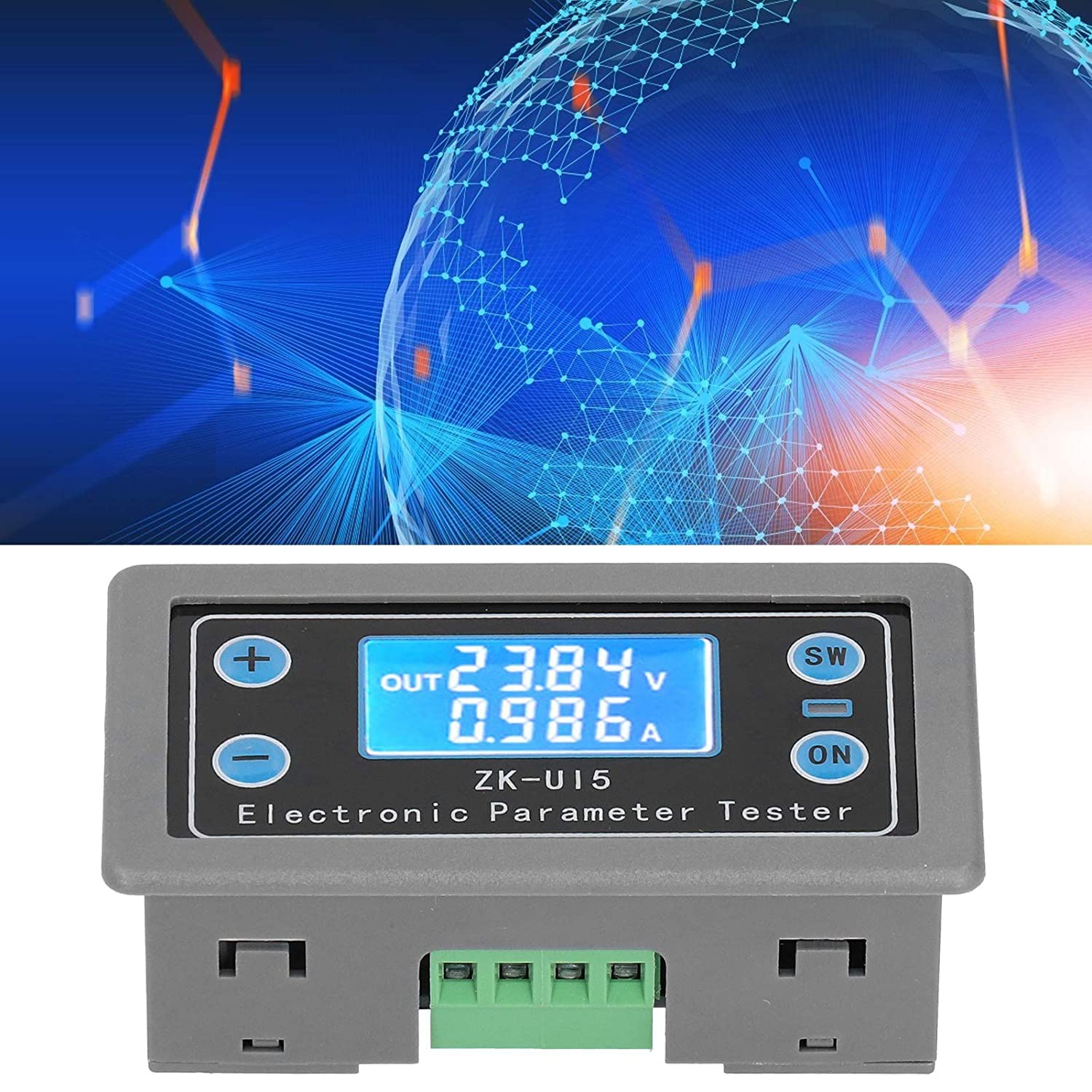 Set of 2 Voltmeter, Testing Meter Voltage Amp Meter Power Energy Panel ...