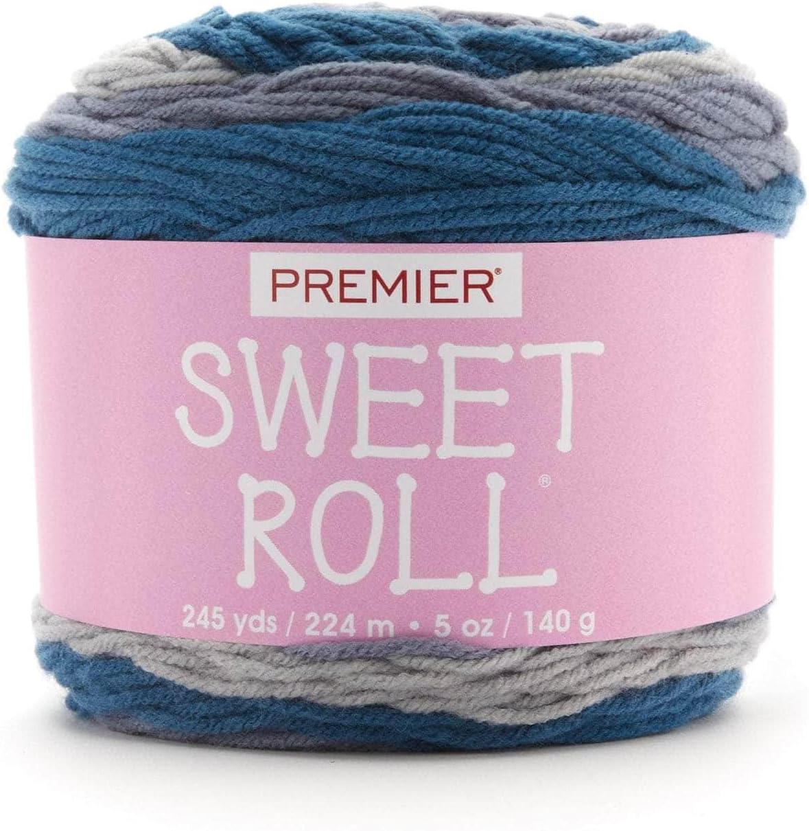 Amazon.com: Premier Yarns Sweet Roll Yarn-Blue Willow