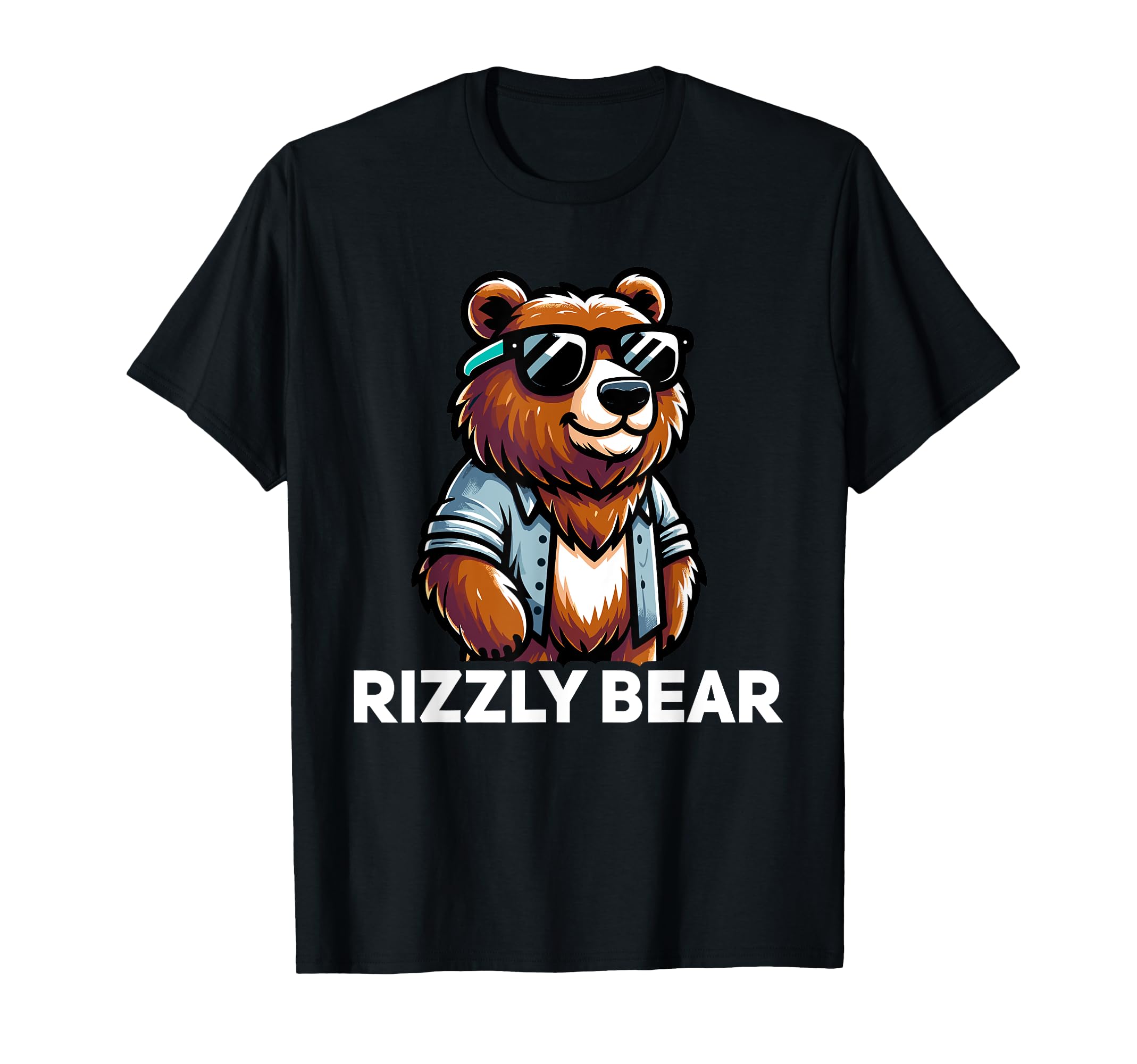 Amazon.com: Rizzly Bear Grizzly Bear Dank Rizz Meme Funny Rizzler T ...