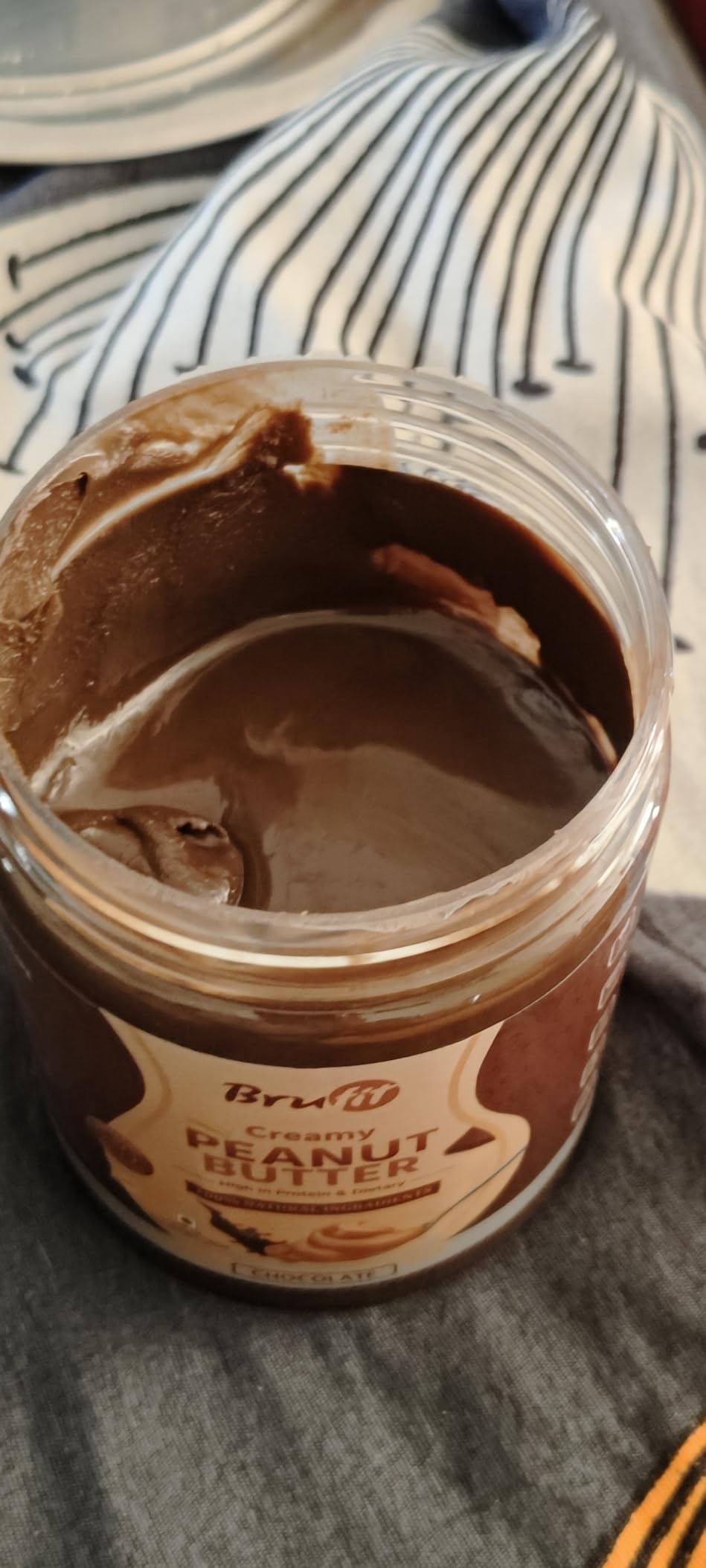 BruFit Chocolate Peanut Butter 18.6 grams Protein & 5.2 grams Fiber ...