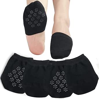 Amazon.com: Toe Toppers No Show Liner Half Socks for Women Seamless ...