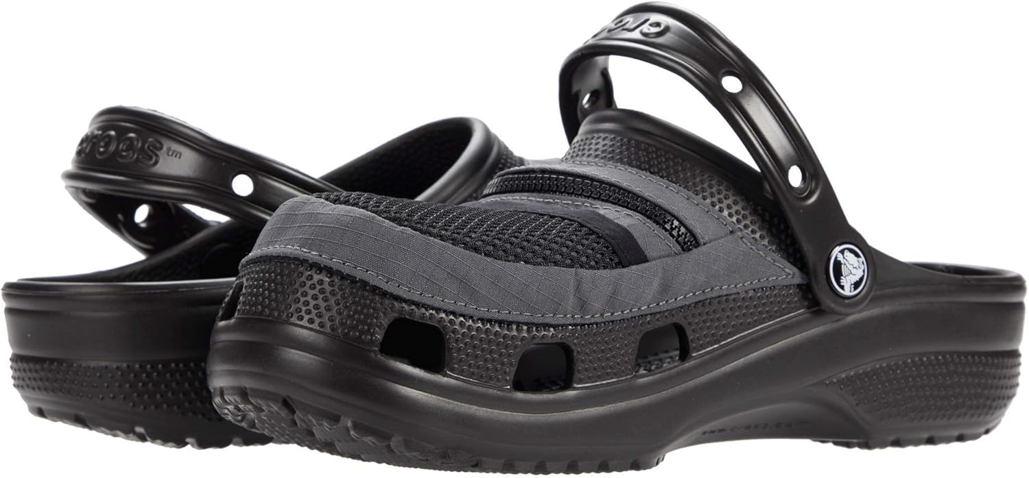 Amazon.com | Crocs Classic Venture Pack Clog Black/Slate Grey Men's 13 ...