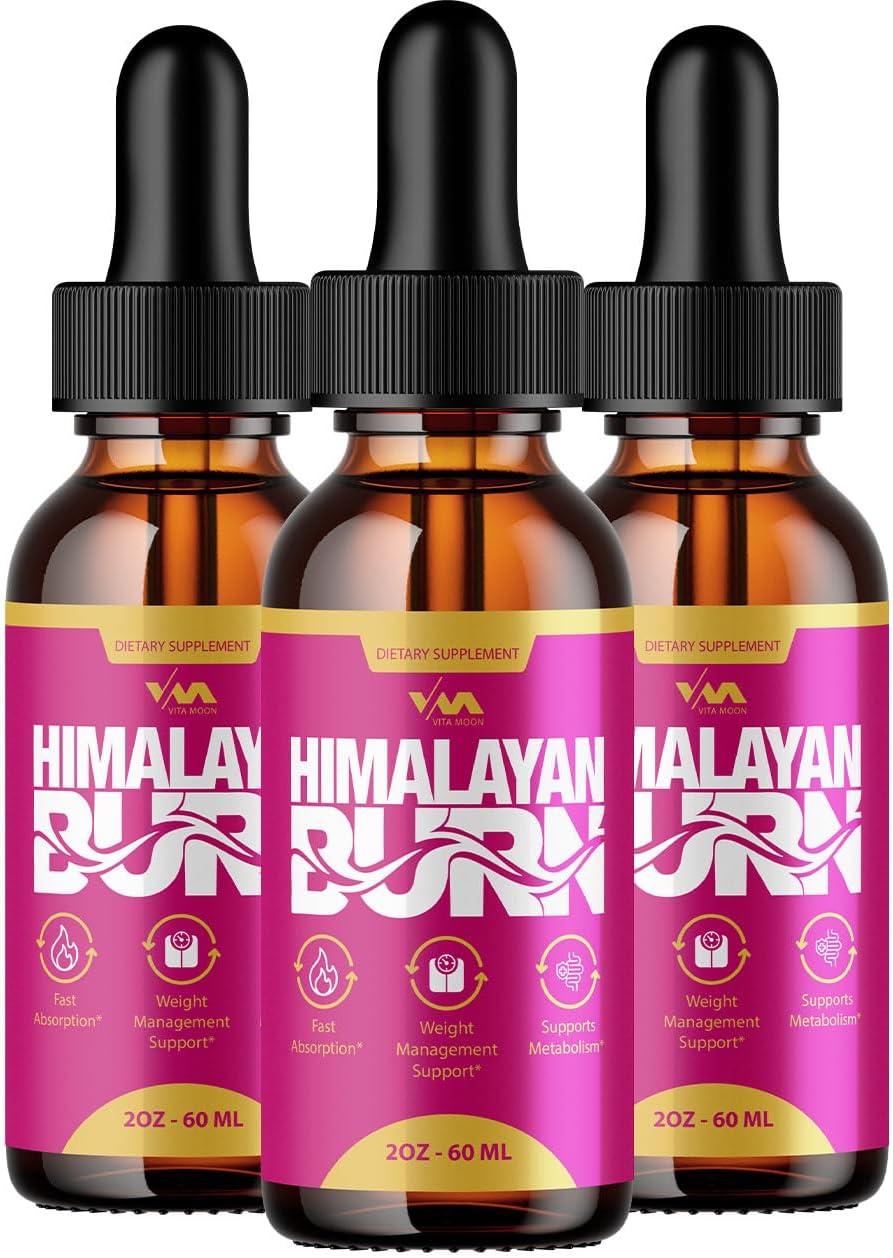(3 Pack) Himalayan Burn Drops Healthy Vitamin Support Supplement ...