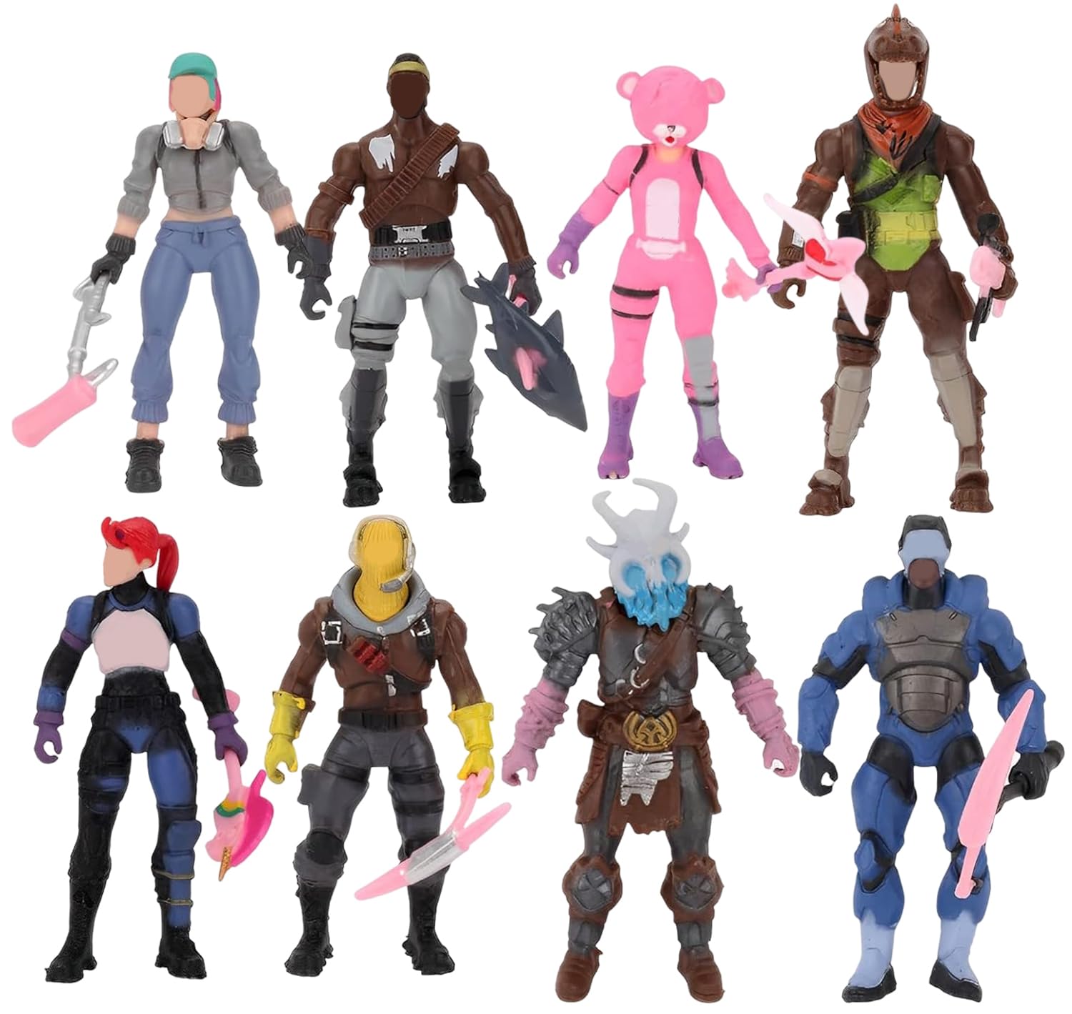 Zpsospz Anime Mini Figures Set 8pcs Kids Legendary Series Mini ...