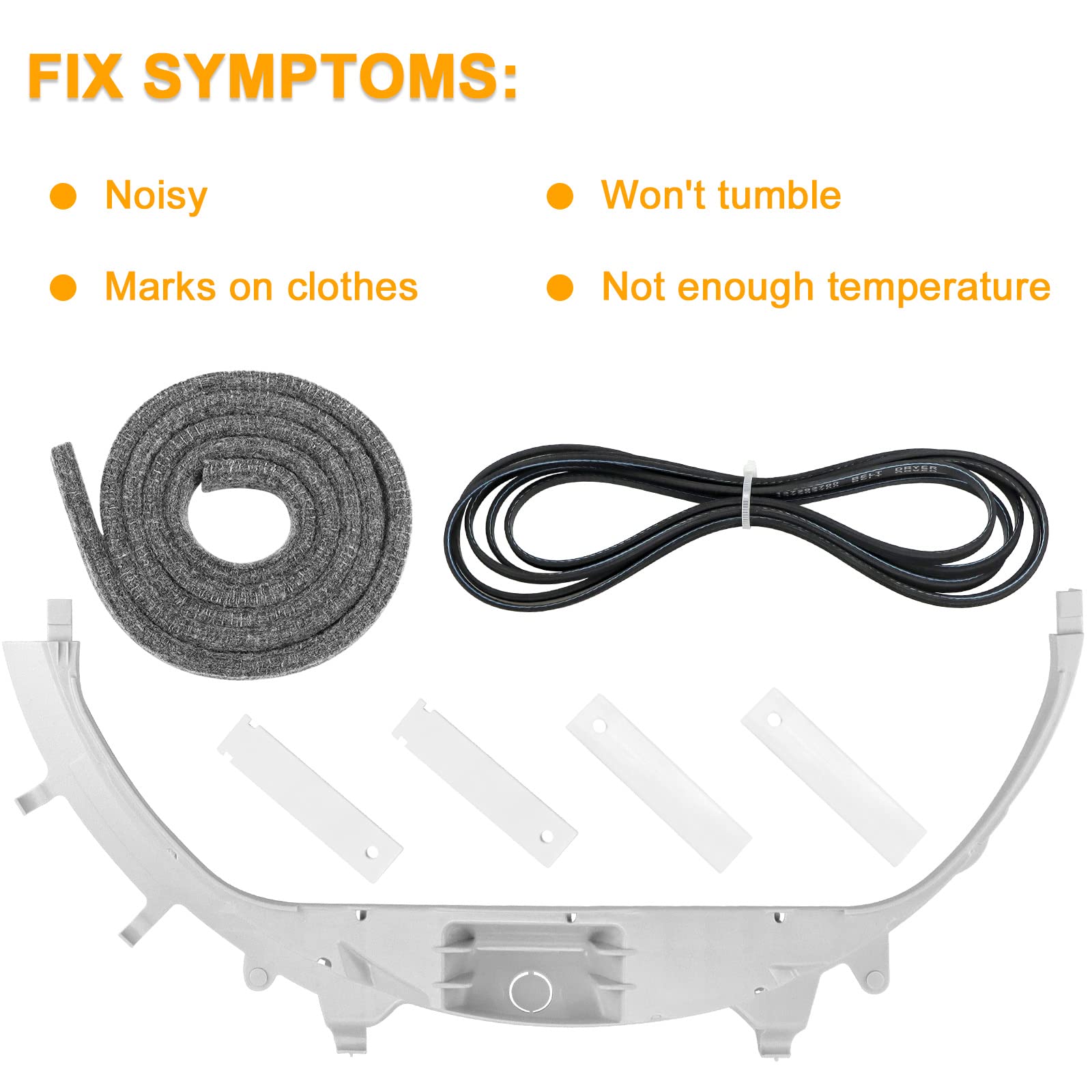 AMI PARTS WE49X20697 Dryer Bearing Kit Includes WE3M26 Top Bearing ...